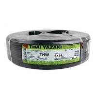 สายไฟ THW ยี่ห้อ THAI YAZAKI ขนาด 1×4 sq.mm. สีดำ ยาว 100 เมตร (1 ม้วน ...